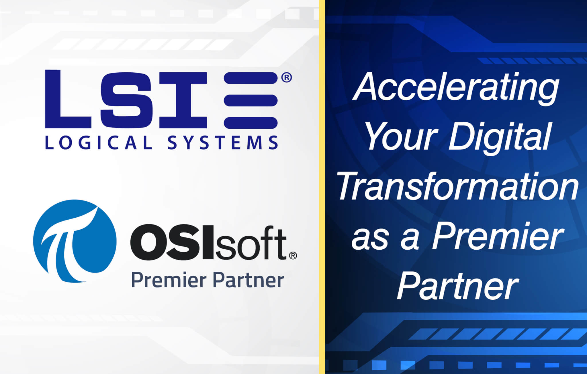 LSI Proud To Announce Premier Partnership With OSIsoft® | Logical Systems, LLC