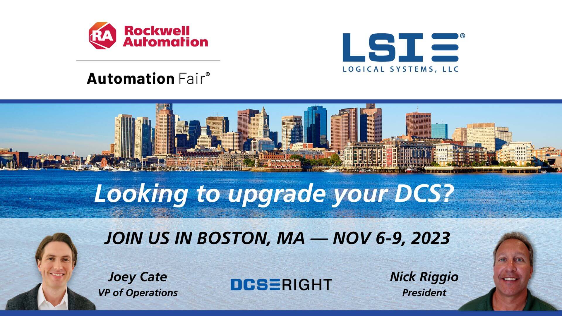 Looking to upgrade your DCS? Join us at Automation Fair 2023 | Logical ...
